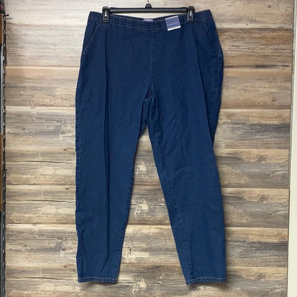 Laura Scott | Jeans | Laura Scott Plus Denim Pull On Pant Medium Wash ...
